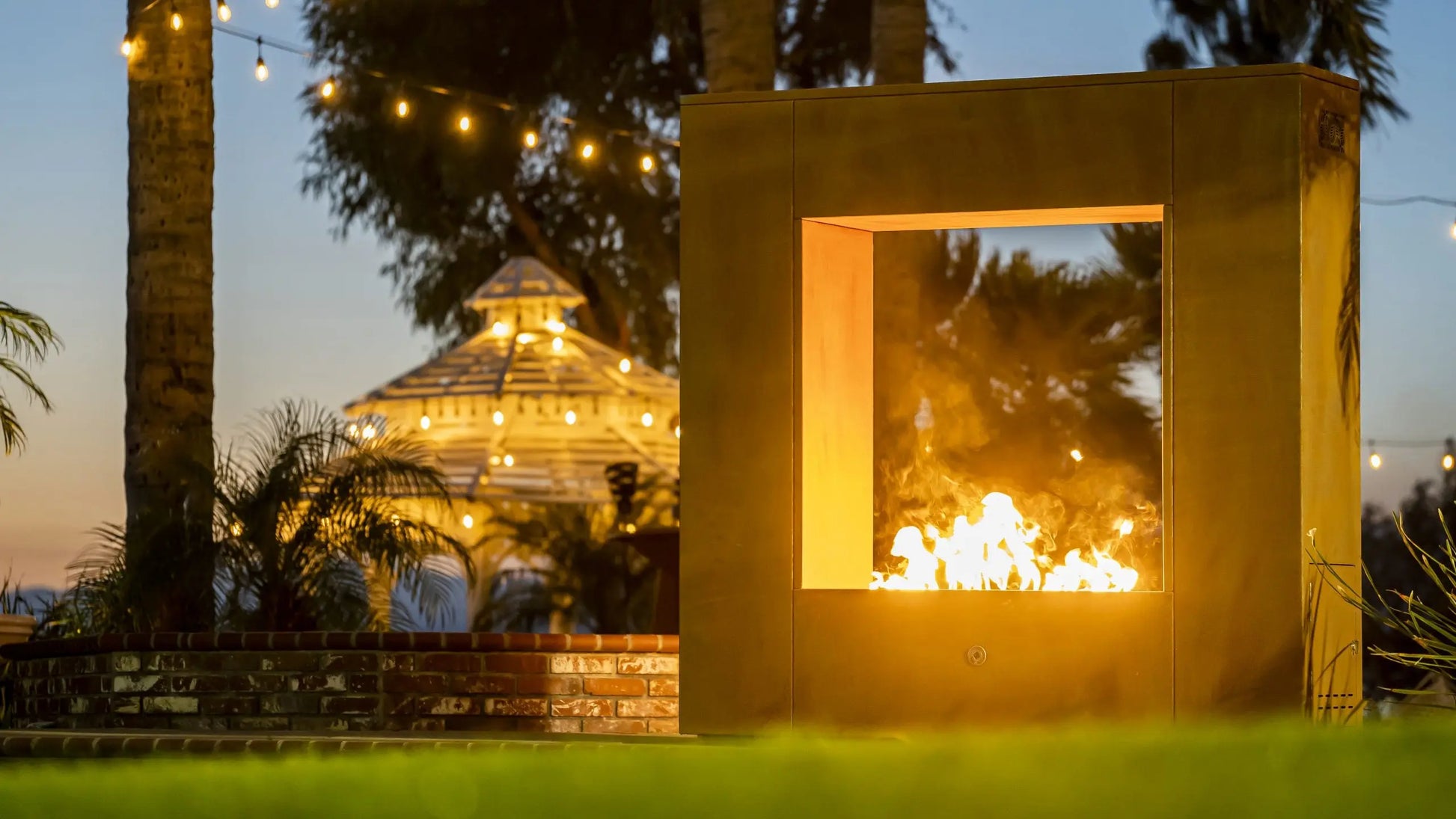 The Outdoor Plus | The Williams | Natural Gas Outdoor Fireplace – 72 ...