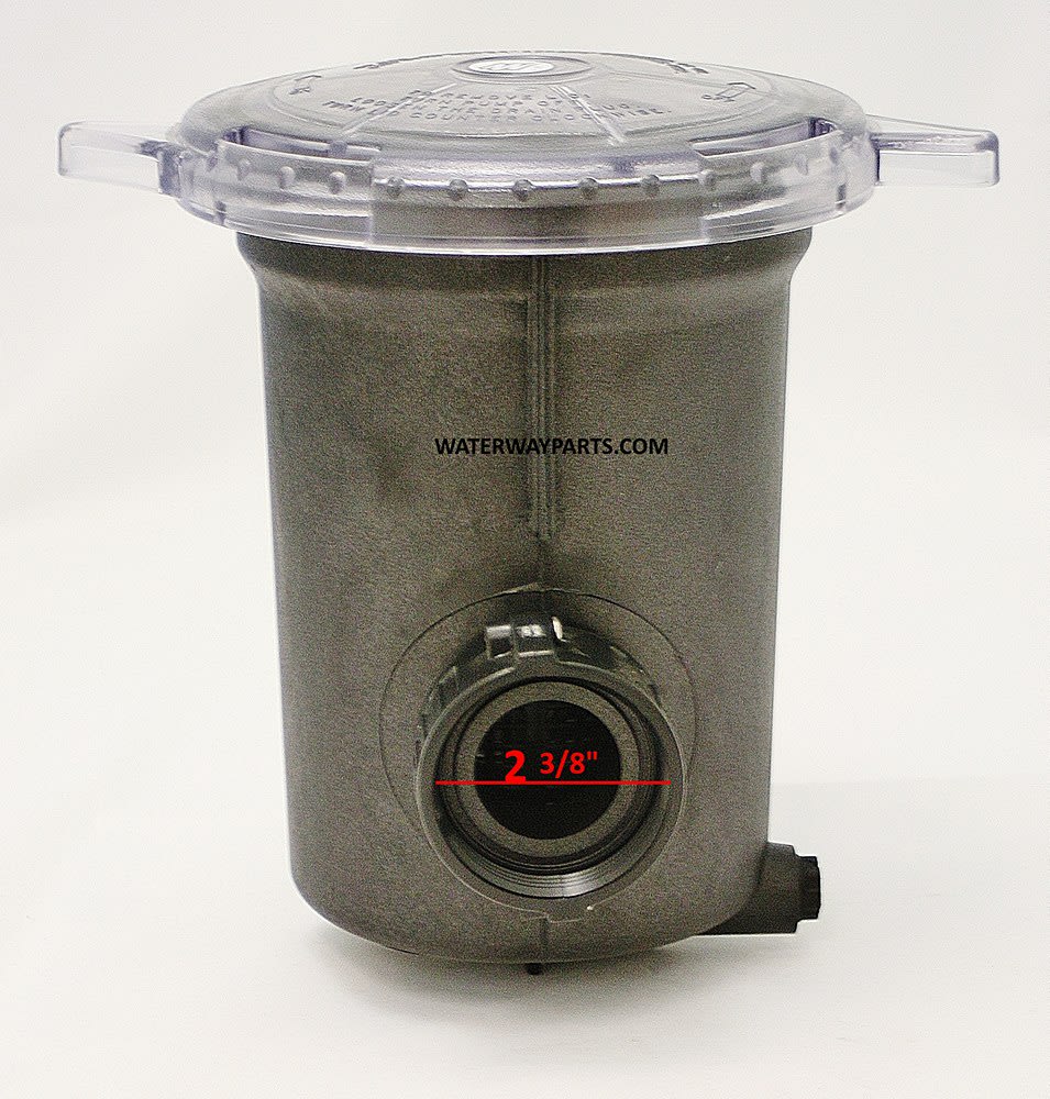 Waterway 310-5400 | 6" Pump Trap Assembly, 1.5" x 1.5" – AquaTech Pools ...